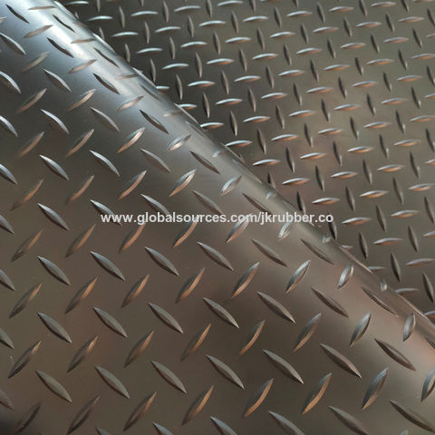 China Rubber Garage Floor Mats Diamond Pattern Rubber Flooring Durable ...
