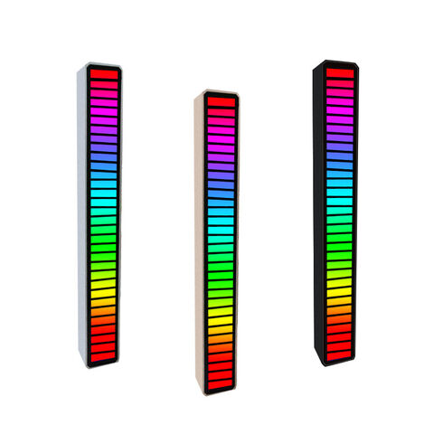 Led Rhythm Light Amazon New Voice-Activated RGB Music Car Ambient Light ...