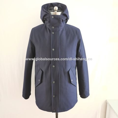 Men's wool parke coats, with detachable facing, Fellex padding, Parke ...