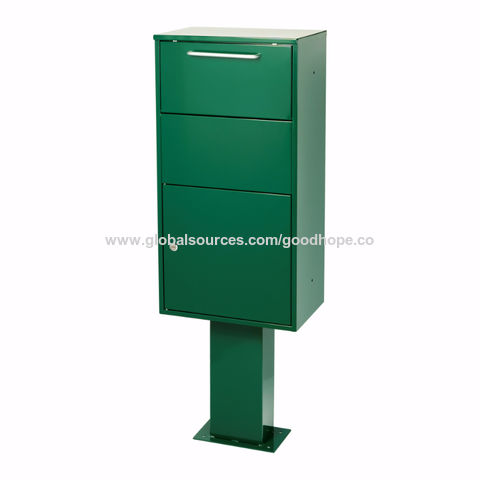 Buy Wholesale China Steel Package Drop Box Home Use Locking Parcel ...