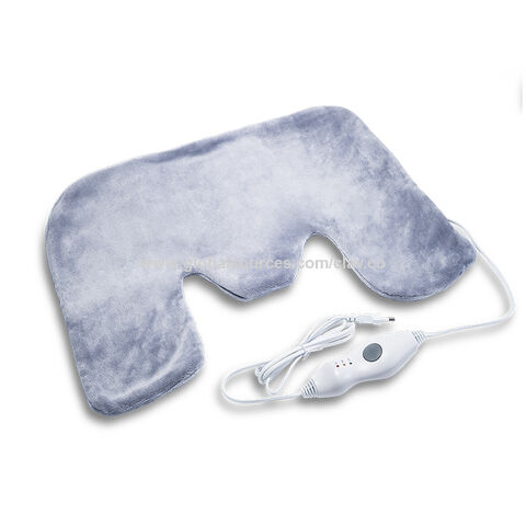 Heating Pads For Back Pain Auto Shut Off Shoulder And Neck Vibration ...