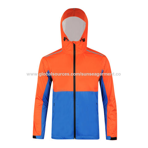 SUNSEA OEM Men's woven waterproof jacket outdoor running sportswear ...