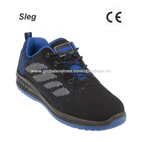 China S1P Safety shoes sporty fly knit upper fiber glass toe Kevlar ...