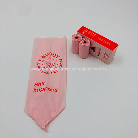 China Custom Cheap biodegradable dog waste bag with EN13432 BPI OK ...