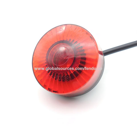 China 12V Round Universal Led Motorcycle Back Stop Lights on Global ...