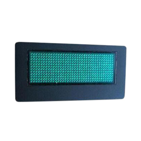 China LED flashing flag display badge, digital LED name badge on Global ...