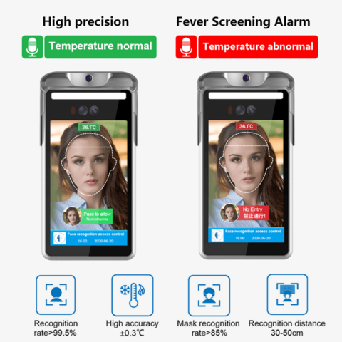 China HTTP API Facial Thermoscanner Access Control with Temperature ...