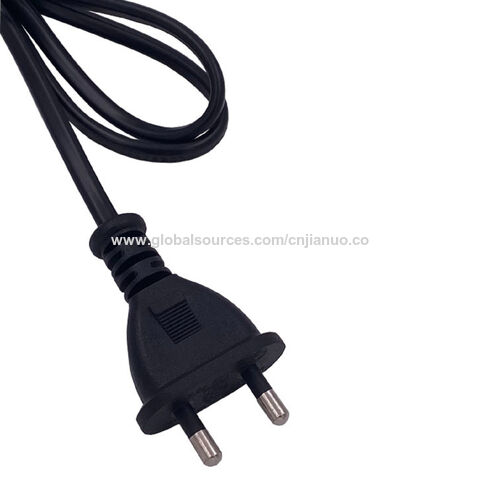 Buy Wholesale China 2 Pin India Plug To C7 Bis Approved Power Cord ...