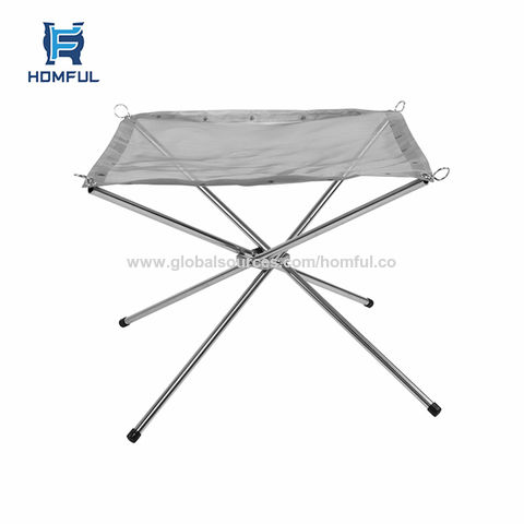 China HOMFUL Portable Folding Stove Fire Frame Camping Wood Burning ...