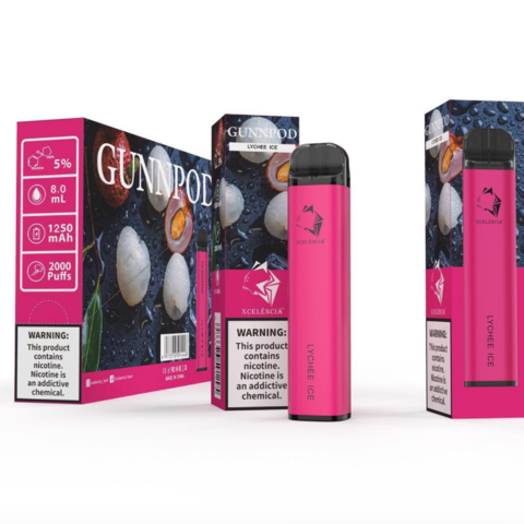 China High Quality Gunnpod 2000 Puffs 8ml disposable Vape Device on ...
