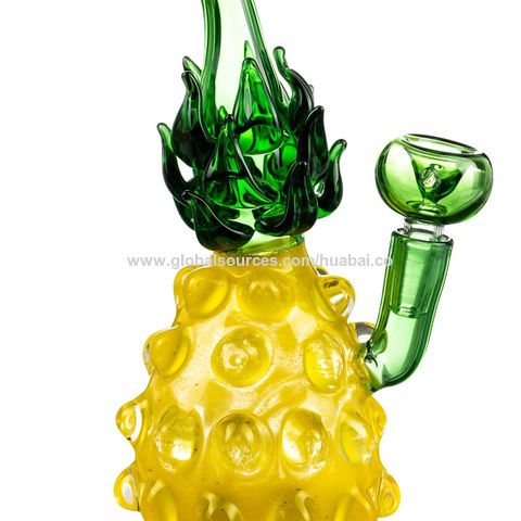 FUNKY PINEAPPLE Glass BONG Hookah Water Pipe Recycler Oil Rigs Mini ...
