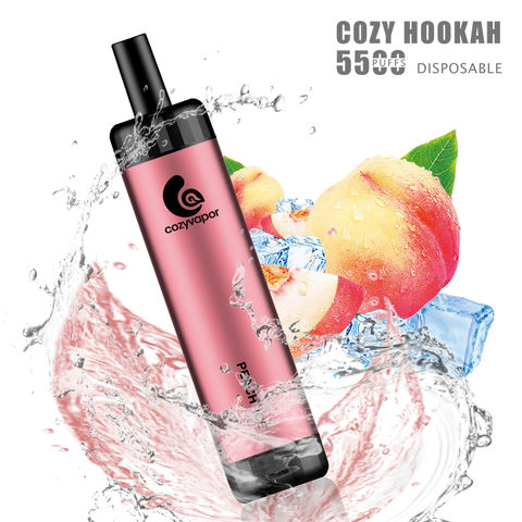 China Fresh Peach Ice Cozy Hookah 5000puffs disposable vape device on ...