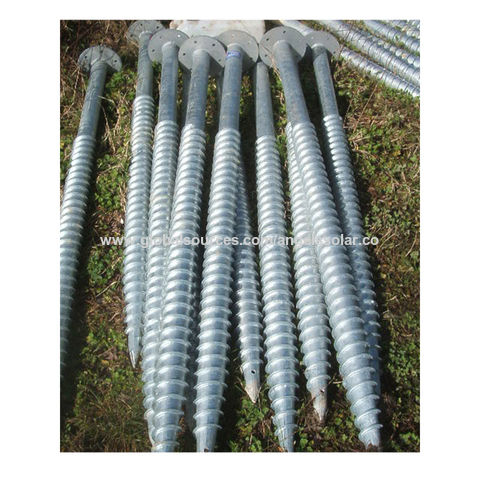 Buy Wholesale China Ground Screw Rotary Earth Screw Anchors Foundation ...