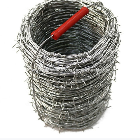 China Normal Twisted GI Barbed Wire, Double Strands, Used for Security ...