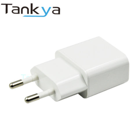 China EU Plug 2.4A Single USB Output Wall Charger with Smart IC on ...