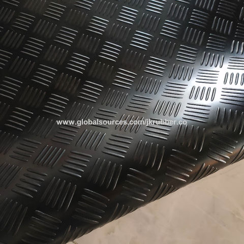 China Anti-slip noise reduction round button checker rubber pad for ...