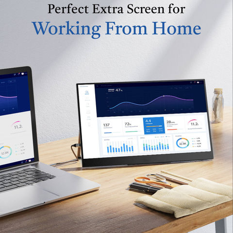 14 inch 4K Portable External Touchscreen Monitor with build-in FreeSync ...