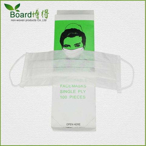 Buy Wholesale China Disposable Earloop 1ply Paper Face Mask Comfortable ...