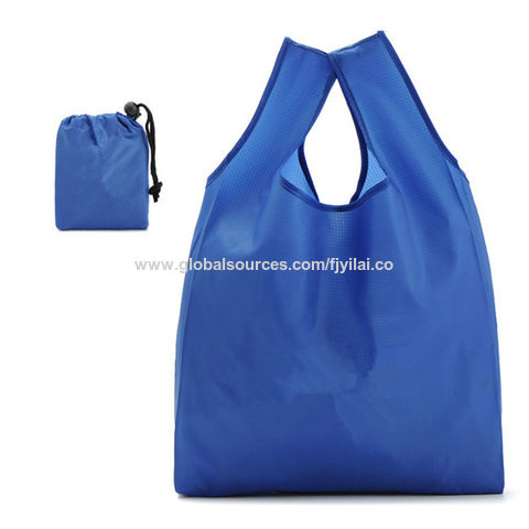190T eco-friendly cheap grocery folding foldable polyester shopping ...