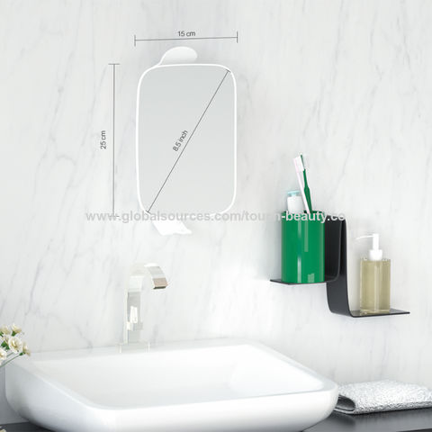 China 3X Mirrors with Razor Holder & 360° Swivel Upgraded Suction on ...