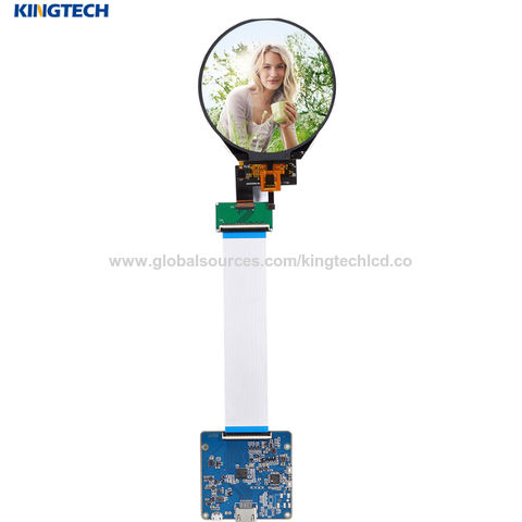 China Kingtech 3.4 inch display 800*800 MIPI ips round display touch module screen tft lcd ...