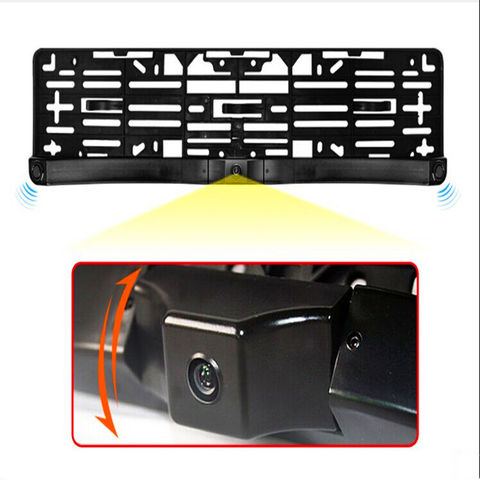 Buy Wholesale China Euro Plate Frame With 3 In 1 Video Parking Sensor ...