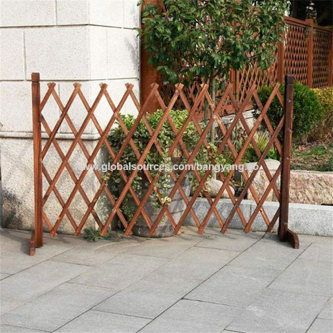 China Foldable Lattice Wooden Trellis for backyard and outdoor garden ...