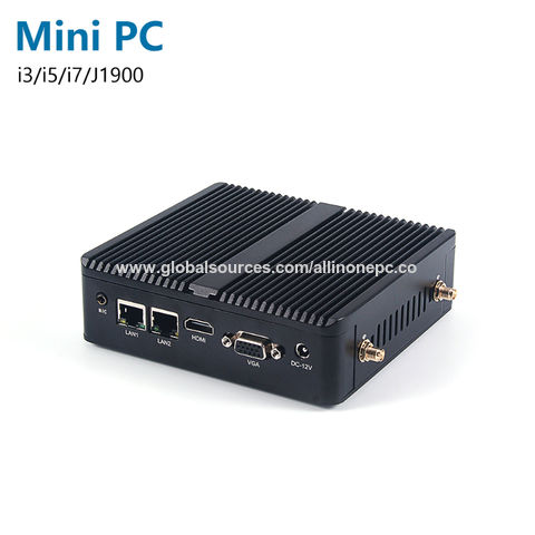 Desktop computer mini pc Cheap customize mini computer fanless J1900 ...