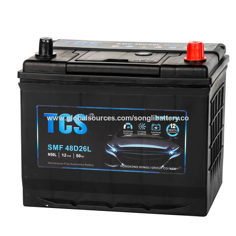 China SMF 48D26L Sealed maintenance free automobile battery,TCS Battery ...