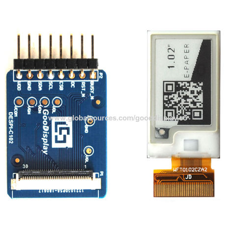 China 1.02 inch mini e ink TFT LCD modules Good Display e-paper display ...