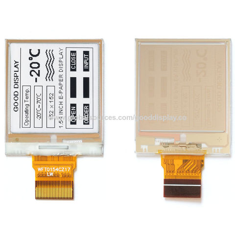 1.54 inch E-ink TFT LCD display panel 152*152 wide temperature E-Paper ...
