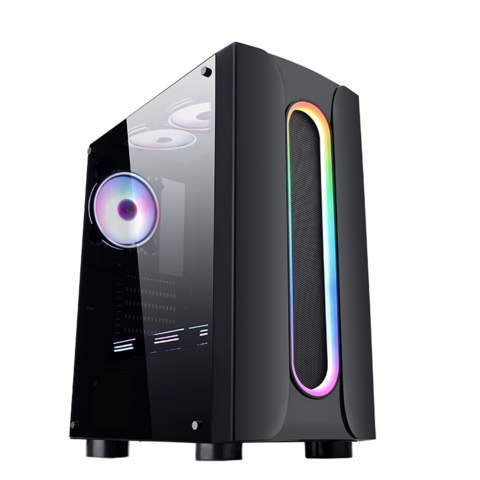 China AOJIE 3302 model with ARGB strip computer cases towers on Global ...