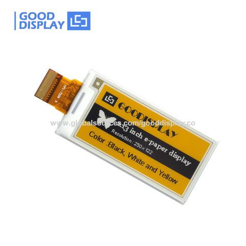 China 2.13 inch e-paper-display 250x122 SSD1680 tri-color e-ink screen ...