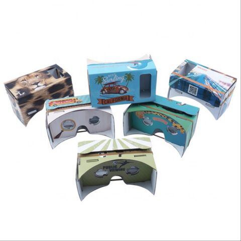 China Nice printing virtual reality viewer google 3d cardboard vr on ...