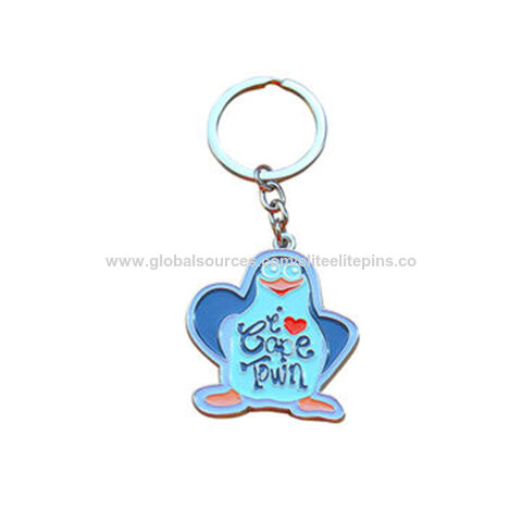 Keychains, Customized Personalized Keyrings, Soft Enamel Color, Nickel ...