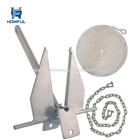 Boat Anchor Kits HOMFUL Danforth Anchoring Hot Dipped Galvanized Deluxe ...