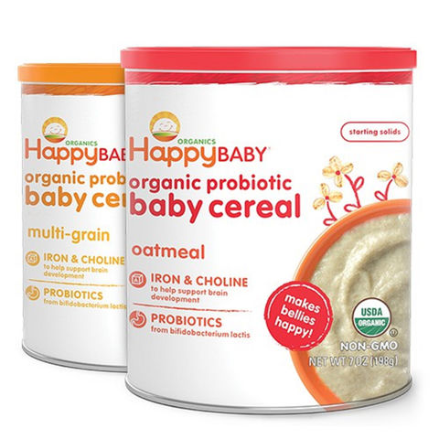 Premium Happy Baby Organic Certified Baby Cereal Multi-grain Baby Food ...