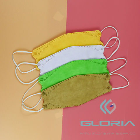 China Disposable 4 layers Fish Shape Mask Korea Certified KF94 Mouth ...