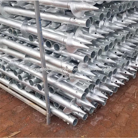 No Dig Flag Pole Ground Spike Earth Anchors Low Price Helical ...