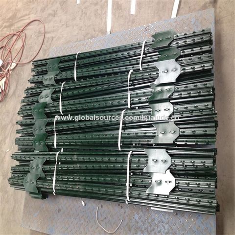 China Green painted or selfcolor T-post for farm on Global Sources,T ...
