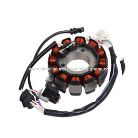 China Motorcycle Magneto Stator Coil YBR-12 Pole Short Stator (FS-12 ...