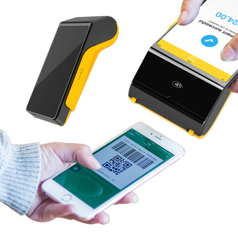 Android Pos Terminal 5.5'' Touch Screen Smart Machine With QR Code ...