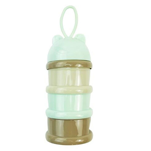 China Lovely 3 compartments milk powder dispenser plastic baby milk ...