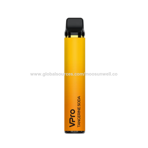 China Original VPRO 2500 puffs Wholesale Disposable Vape pen 1000mah ...