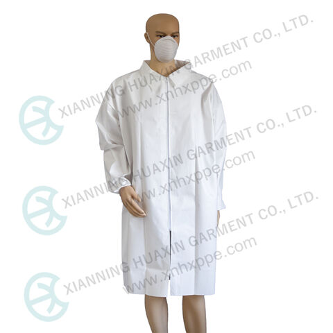 Buy Wholesale China Disposable Chemical Resistant Lab Coats Mircoporous ...
