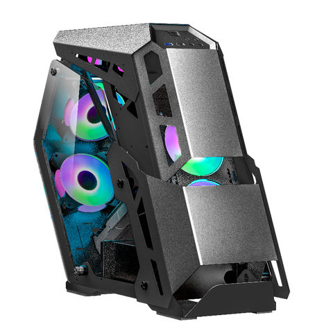 China Gaming computer pc Case PSU-Tunnel design with detachable PSU ...