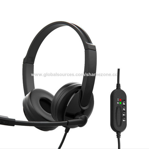 China ENC ANC USB Call Center with Noise Canceling Headset for Calling ...