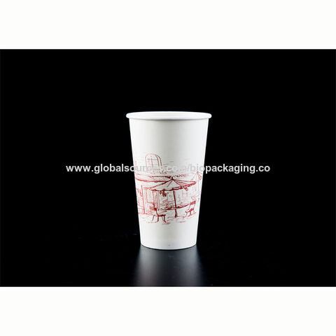 Buy China Wholesale 16oz Paper Cups, Unblenched Drinking Cups Bathroom ...