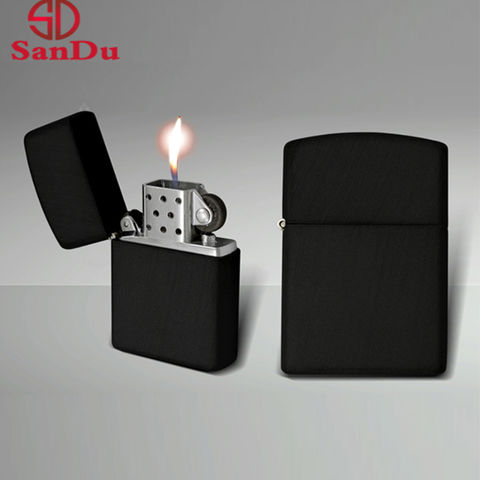 Buy Wholesale China Wholese Oil Lighter Metal Flint Match Petrol Oil ...