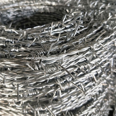 Powder coated barbed wire,barbed rope,PVC coated babred wire,barbed ...